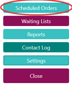 Schedule Orders - Pharmacy Halo